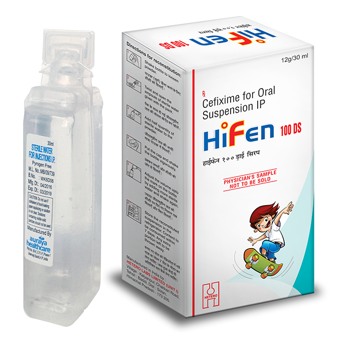 Hifen 100 mg Dry Syrup | Hetero Healthcare