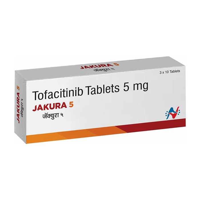 Jakura 5mg Strip - Tofacitinib Tablets for Rheumatoid Arthritis ...